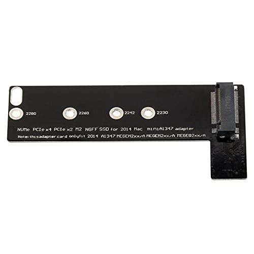 XT-XINTE PCI-E x4 x2 M.2 for NGFF M-Key for NVME AHCI SSD Converter Card Adapter for 2014 MacBook Mini A1347 MEGEN2 MEGEM2 MEGEQ2