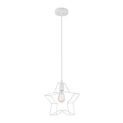 Globe Electric Novogratz x Globe Leo 1 Light, 60770, White Star Pendant