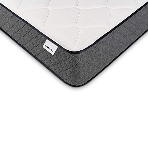 Amazon Basics Hybrid Mattress - Medium Feel - Memory Foam - Motion Isolation Springs - 12-Inch, Queen