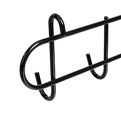 Amazon Basics Hook Rack for Wall Grid Panel, Black