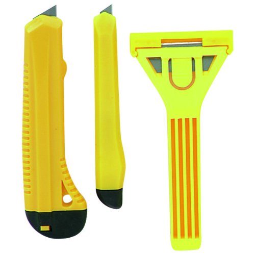 3 Piece Scraper and Utility Knife Set