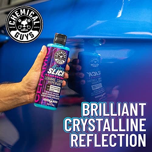 Chemical Guys WAC22916 HydroSlick Intense Gloss Sio2 Ceramic Coating Hyperwax, Hyper Gloss Shine, Safe for Cars, Trucks, SUVs, Motorcycles, RVs & More, 16 fl oz