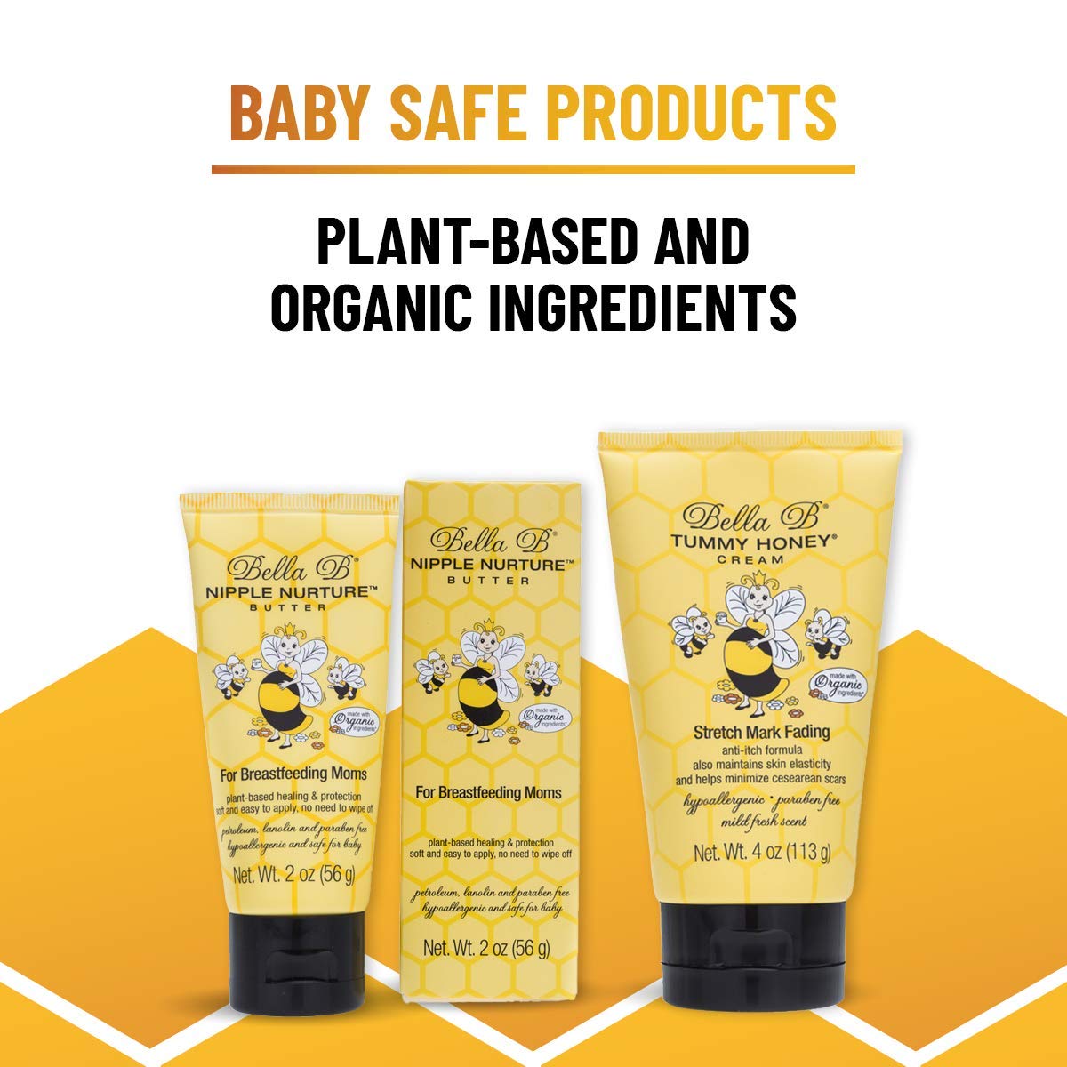 Bella B Bundle: Nipple Nurture Butter 2 oz and Tummy Honey Butter 4 oz (4 Ounce)