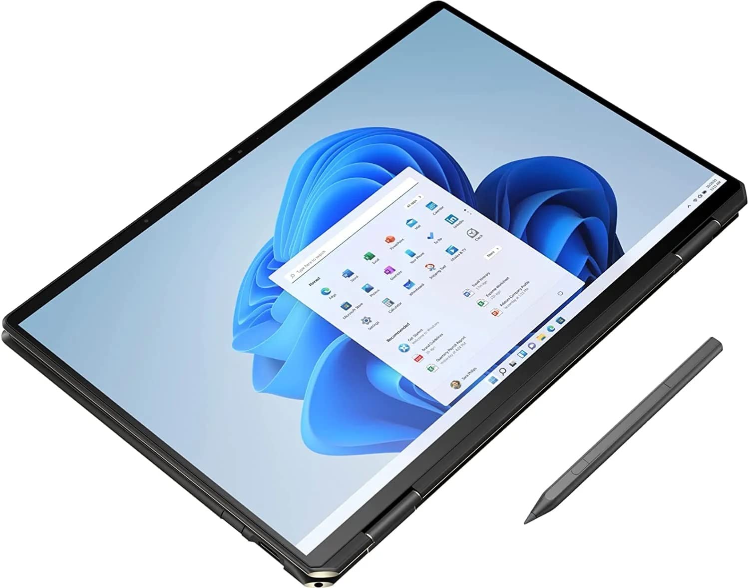 2022 HP Spectre x360 16" 3K+ (3072 x 1920) 2-in-1 Touchscreen (Intel 14-Core i7-12700H, 16GB RAM, 2TB PCle SSD, Stylus) Convertible Laptop, Fingerprint, Backlit, 2 x Thunderbolt 4, Windows 11 Home