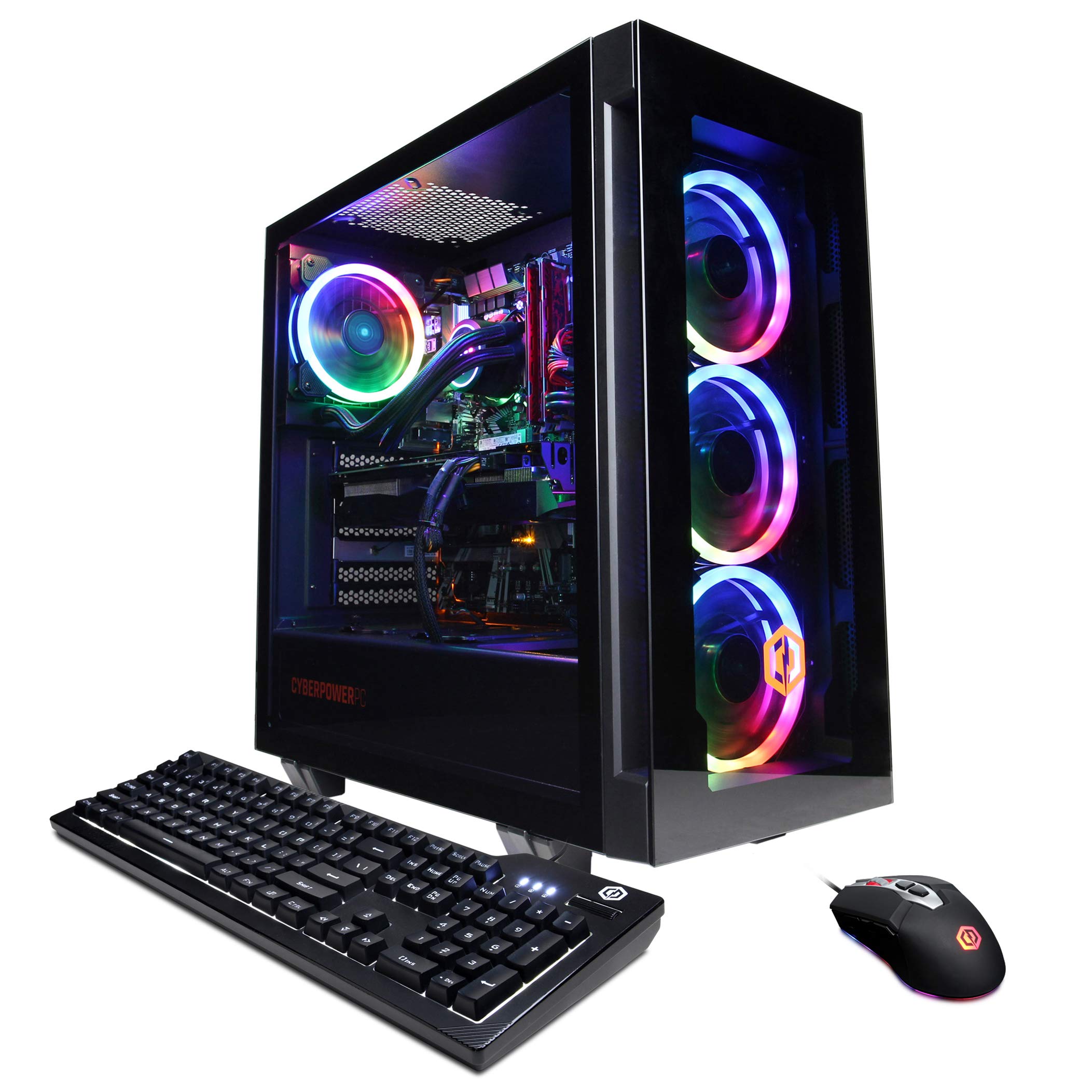 CyberpowerPC Gamer Xtreme VR Gaming PC, Intel i7-10700K 3.8GHz, GeForce RTX 3060 12GB, 16GB DDR4, 1TB NVMe SSD, WiFi Ready & Win 10 Home (GXiVR8400A6)