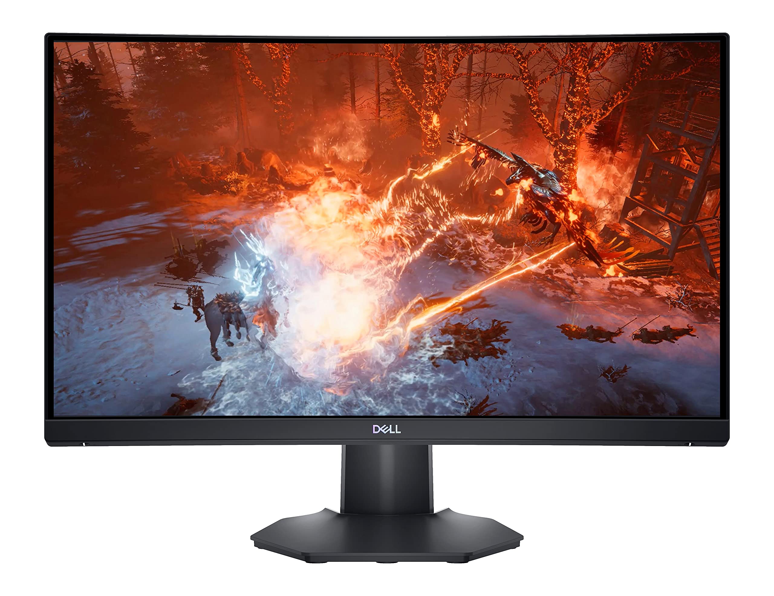Dell - 24" VA LED FHD Curved Gaming Monitor (HDMI 2.0, Display Port 1.2) - Black (S2422HG)