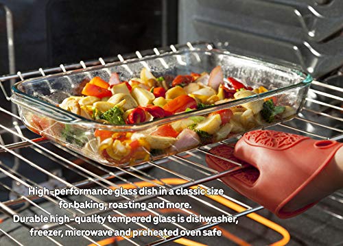 Galashield Chafing Dish Buffet Set Warming Tray with Lid Stainless Steel Buffet Server and Oven Safe Glass (3-Quart)