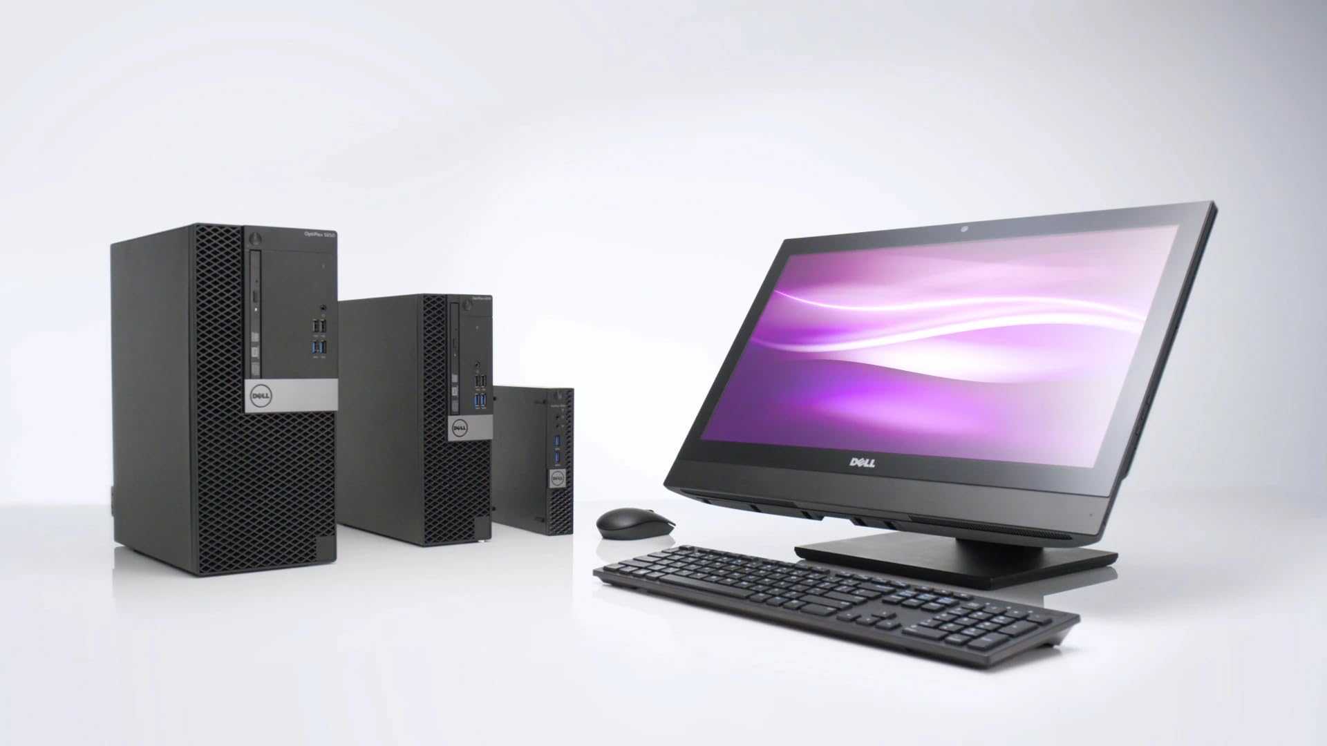 Dell 5050 Business Small Desktop Computer - Quad Core Intel i5 7th Gen, 16GB RAM, 256GB SSD, New Keyboard, Mouse, WiFi Adapter, Windows 10 Professional (Renewed)