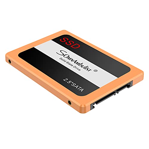 Somnambulist Hard Disk 2.5-inch Internal Solid State Drive for Laptop Desktop 960GB 2TB SSD Hard Drive (Orange-2TB)