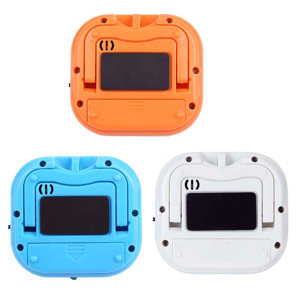 12 Pack Small Digital Kitchen Timer Magnetic Back and ON/Off Switch,Minute Second Count Up Countdown(White,Blue,Orange