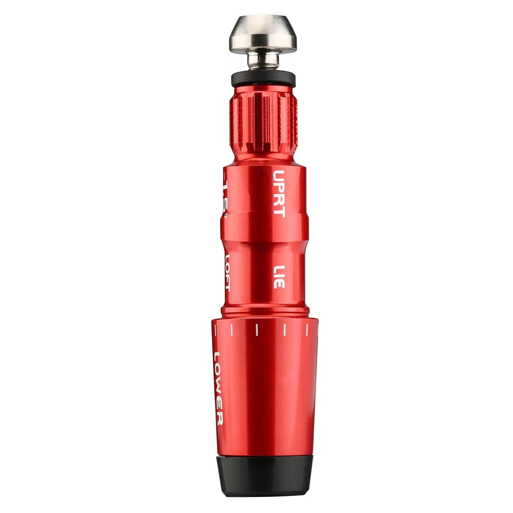 1pc RH 1.5 Degree Red Golf Shaft Sleeve Adapter Compatible with Taylormade M1 Tour Issue Driver Fairway Wood Tip .335