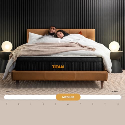 Brooklyn Bedding Titan 13" Hybrid Luxe Mattress for Plus Size Sleepers, Queen
