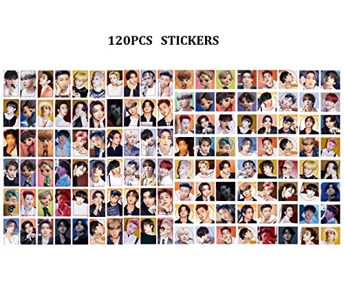 Bangtan Boys PhotoCards Set Perfect for Fans(30PCS PhotoCards Postcards,30PCS Lomo Cards,MiniStickers)(Black)