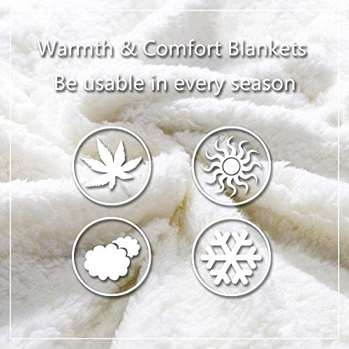 Elk Printed Sherpa Blanket Wild Animal Pattern Fleece Throw Blanket for Sofa Couch Christmas Theme Plush Blanket Winter Nature Tree Deer Room Decor Throw 50"x60"