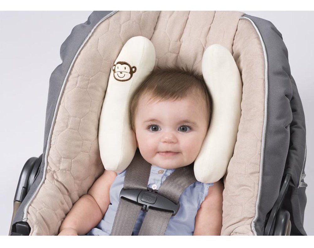 Adjustable Baby Stroller Head Protection Pillow Banana Pillow