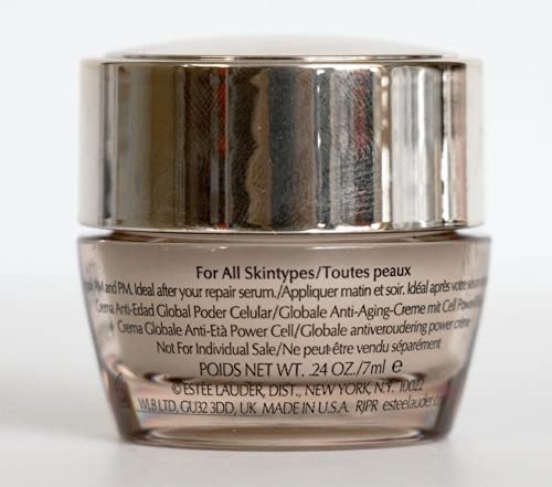 Estee Lauder Revitalizing Supreme+ Global Anti-Aging Cell Power Creme, Trial Size Mini, 0.24 oz / 7 ml