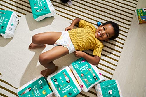 Hello Bello Premium Training Pants Size 2T-3T I 25 Count of Disposeable, Gender Neutral, Eco-Friendly, and Potty Training Underwear with Snug and Comfort Fit for Toddlers on the Move I Li'l Barkers