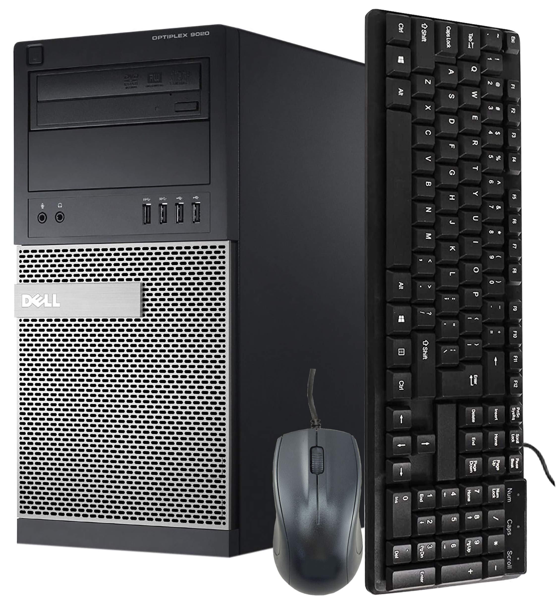 Dell OptiPlex 9020 Tower Computer Desktop PC, Intel Core i7-4970K 4.00GHz, 16GB Ram, 512 M.2 SSD, WiFi | Bluetooth, DVD Drive, Nvidia GeForce GT 1030 2GB DDR5, Windows 10 Professional (Renewed)