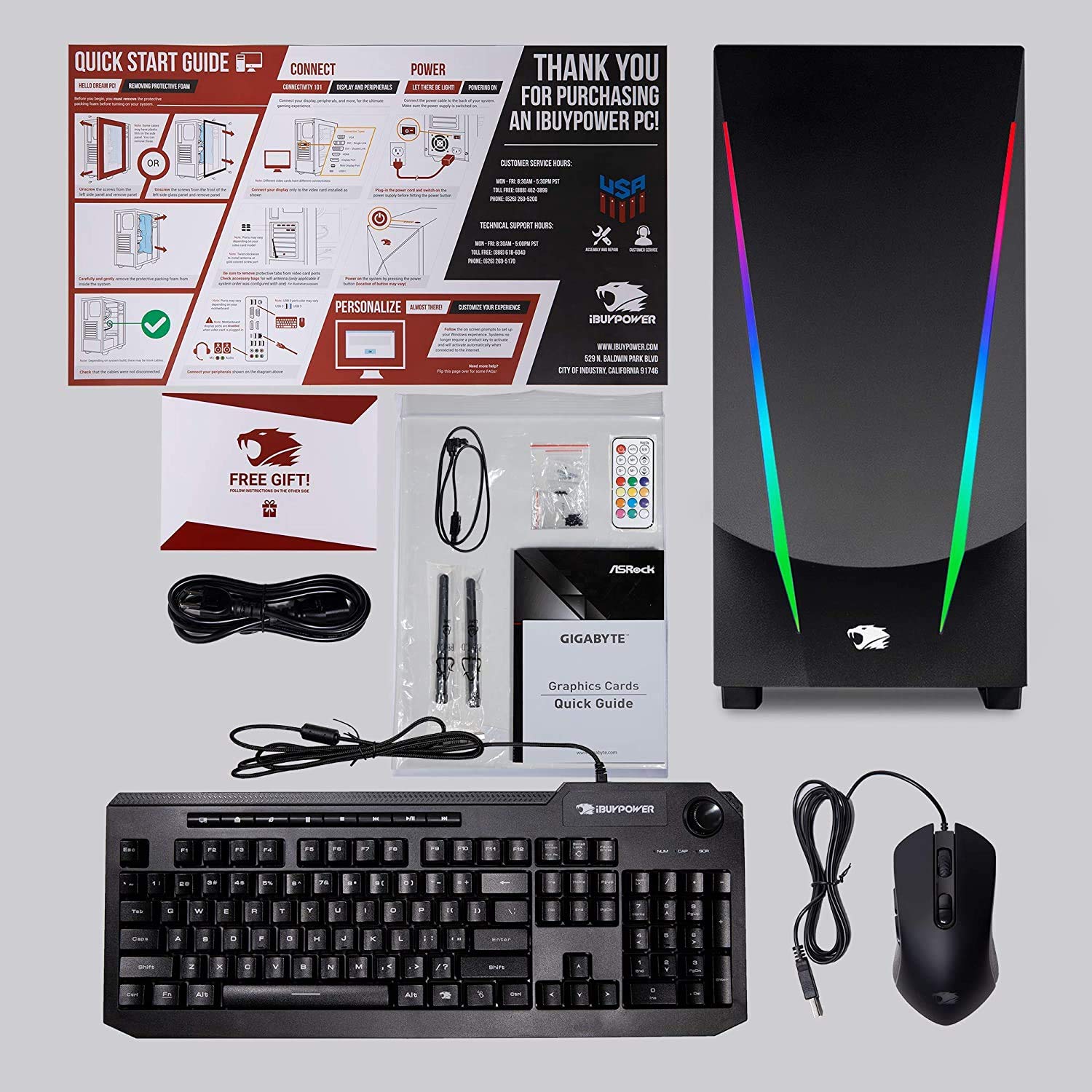 iBUYPOWER Pro Gaming PC Computer Desktop Trace 4 (AMD Ryzen 5 3600 3.6GHz, GeForce GT 730 2GB, 8GB DDR4 RAM, 240GB SSD, WiFi Ready, Windows 10 Home w/Tstar Mousepad