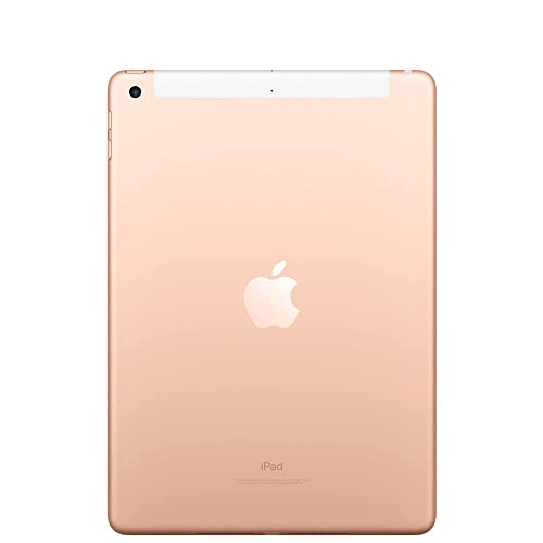 Apple 9.7in iPad (6th Generation, 128GB, Wi-Fi + 4G LTE, Gold) (Renewed)