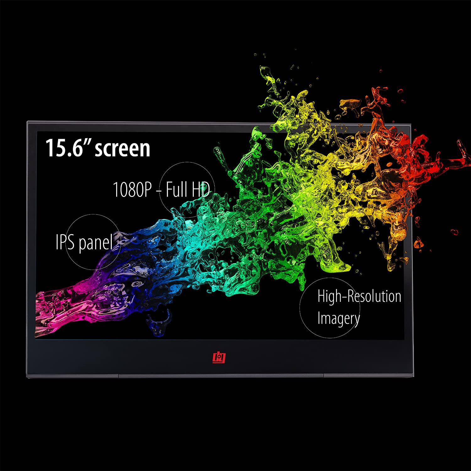 Deco Gear 15.6" 1920x1080 Portable Monitor, 60Hz, Touchscreen with 1-YR CPS Enhanced Protection Pack Bundle