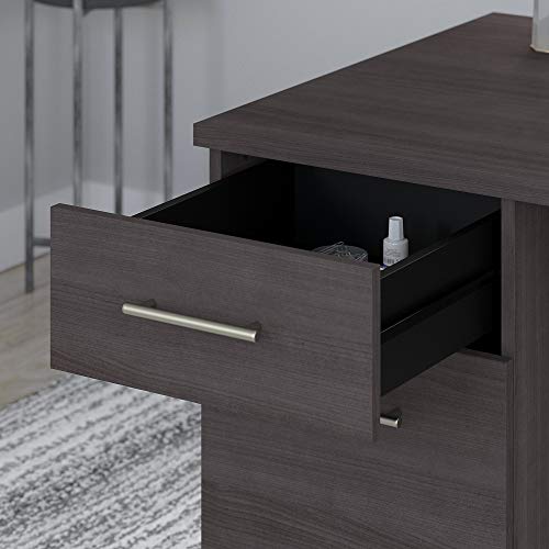 Bush Furniture Somerset 72W Office Desk with Drawers in Storm Gray