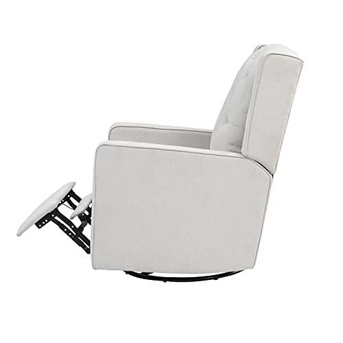 AFG Baby Furniture Ava Swivel Glider Recliner, Gray