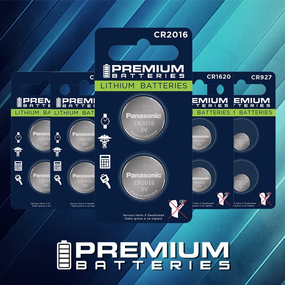 Premium CR2032 Battery Lithium 3V Coin Cell - Japanese Engineered High Capacity Batteries (2 Pack)