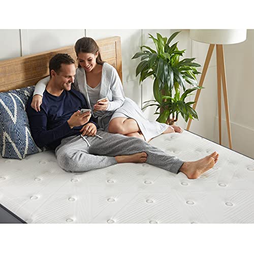Coolvie Full Size Mattress, 10 Inch Full Hybrid Mattresses, Full Mattress in A Box, Individual Pocket Springs with Memory Foam Layer Probide Pain Relief Motion Isolation & Cool Sleep, 2023 New