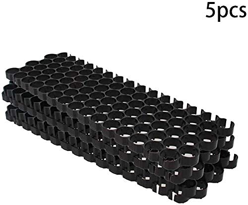 Heyiarbeit 5Pcs 6x15 Cell Spacer 18650 Lithium Battery Plastic Holder Bracket for DIY Battery Pack 18.5mm Hole Dia