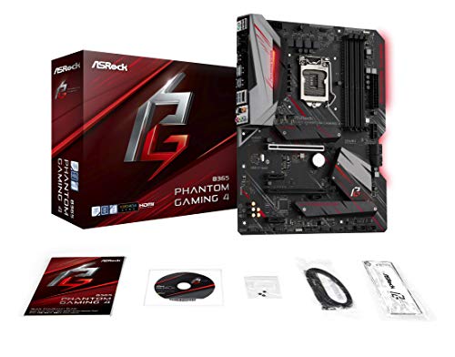 ASRock B365 PHANTOM GAMING 4 LGA1151/ Intel B365/ DDR4/ Quad CrossFireX/ SATA3&USB3.1/ M.2/ A&GbE/ ATX Motherboard