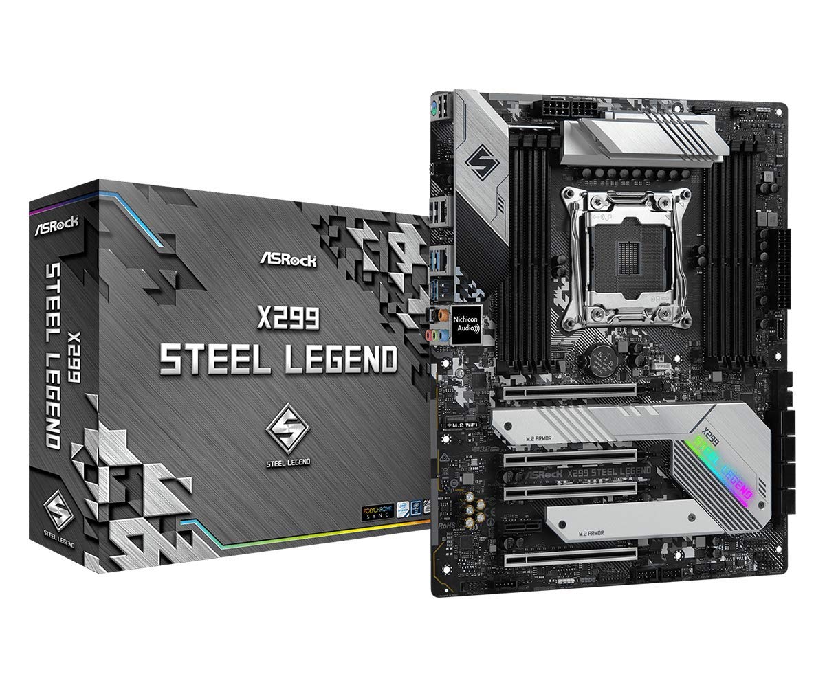 ASRock Intel X299 Chipset ATX Motherboard X299 Steel Legend