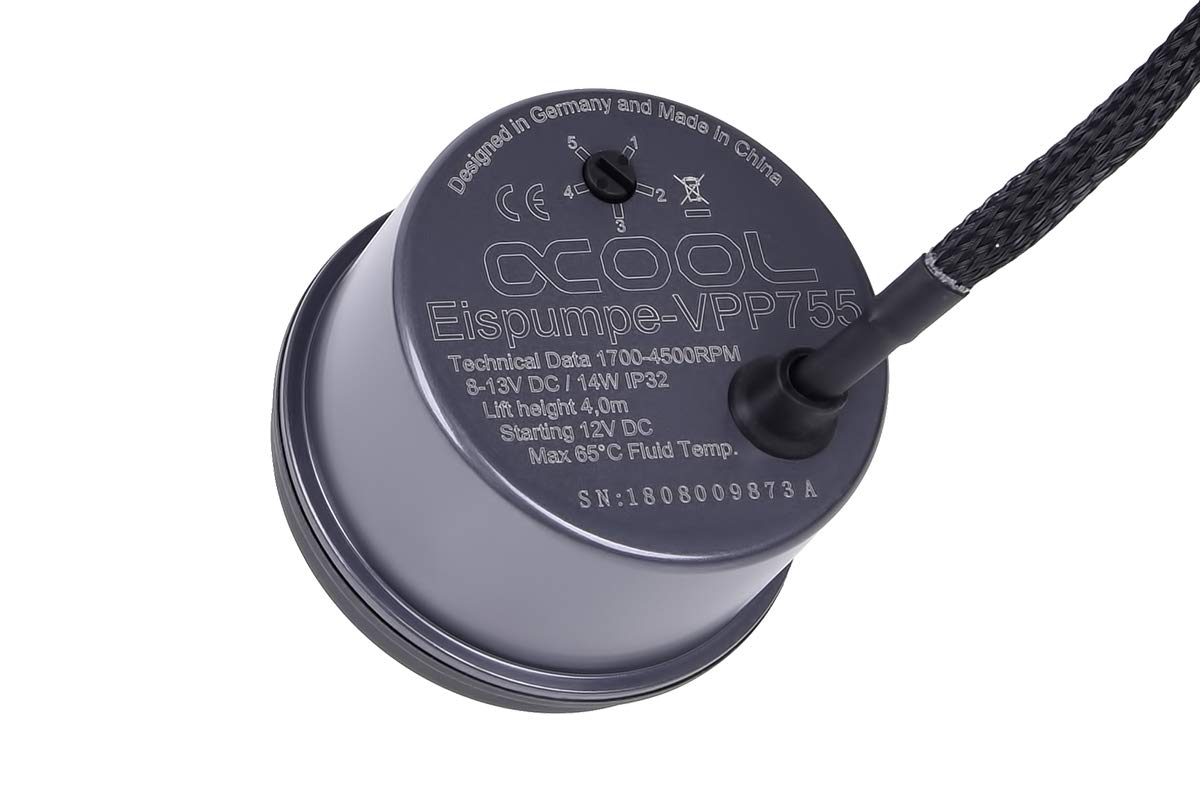 Alphacool 13294 Eispumpe VPP755 - Single Edition V.3 Water Cooling Pumps