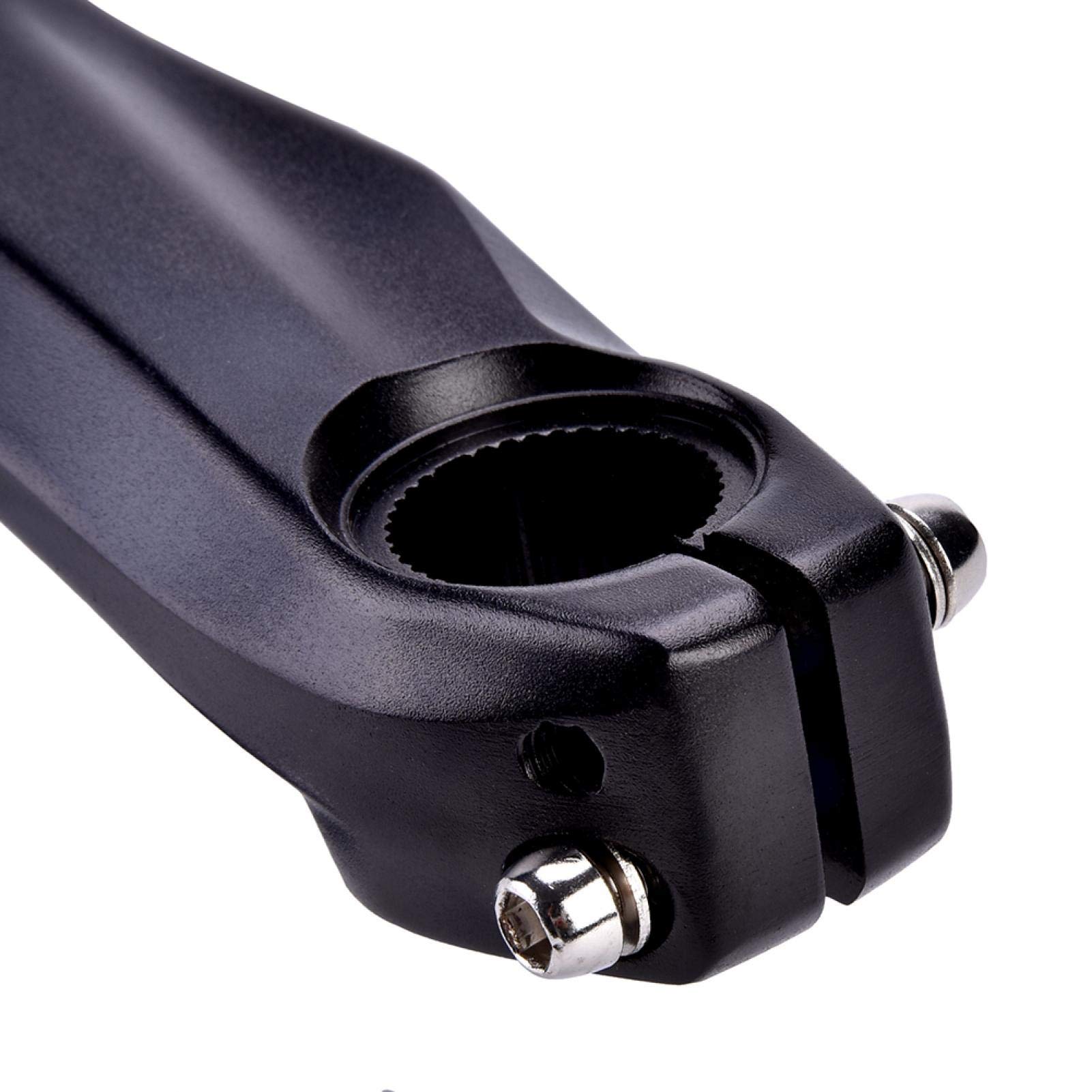 170mm Bike Crank Arm, Aluminum Alloy Left Crank Arm for MTB BMX Road, Compatible for 590 610 SLX Crankset(Black)
