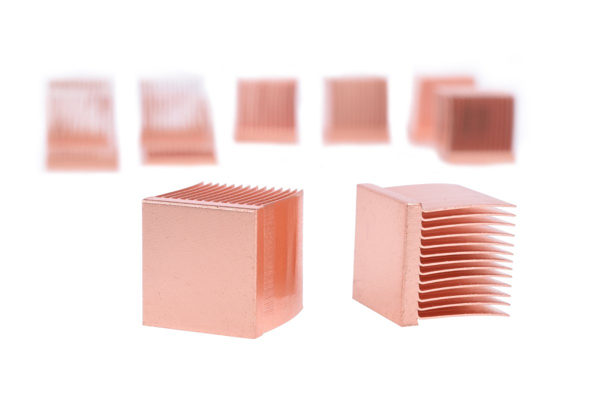 Alphacool 17427 GPU RAM Copper Heatsinks 14x14mm - 10pcs Air Cooling Passive Coolers