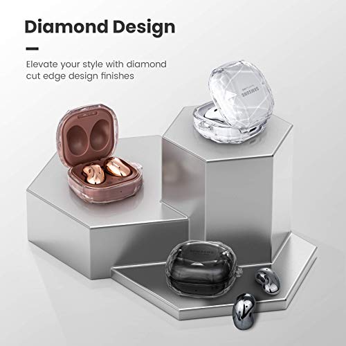 Goton Compatible for Samsung Galaxy Buds 2 pro Case(2022)/ Galaxy Buds 2 Case (2021)/ Galaxy Buds Pro Case (2021) / Galaxy Buds Live Case (2020),Hard PC Shockproof Protective Cover with Keychain