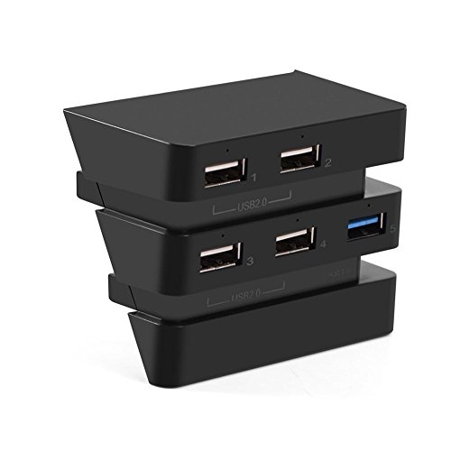 Portable USB Hub 2.0 & 3.0 Hub Controller Adapter for PS4 Pro Console
