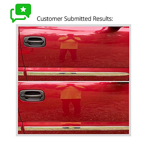 Carfidant Red Car Scratch Remover - Ultimate Scratch and Swirl Remover for Red Color Paints - Polish & Paint Restorer - Easily Repair Paint Scratches, Scratches, Water Spots! Car Buffer Kit