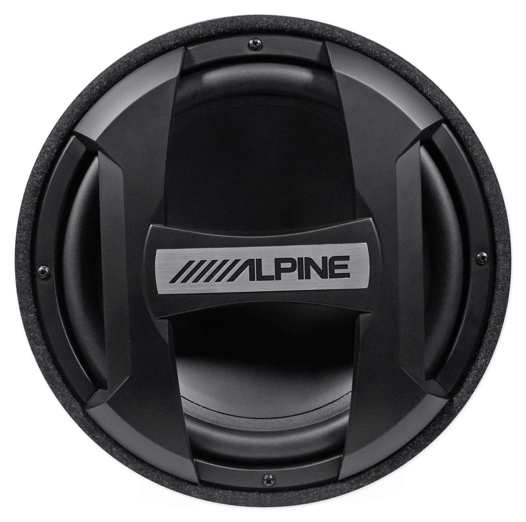 Alpine SWT-S10 1200w 10" Car Subwoofer in Bass Tube Enclosure+Amplifier+Amp Kit