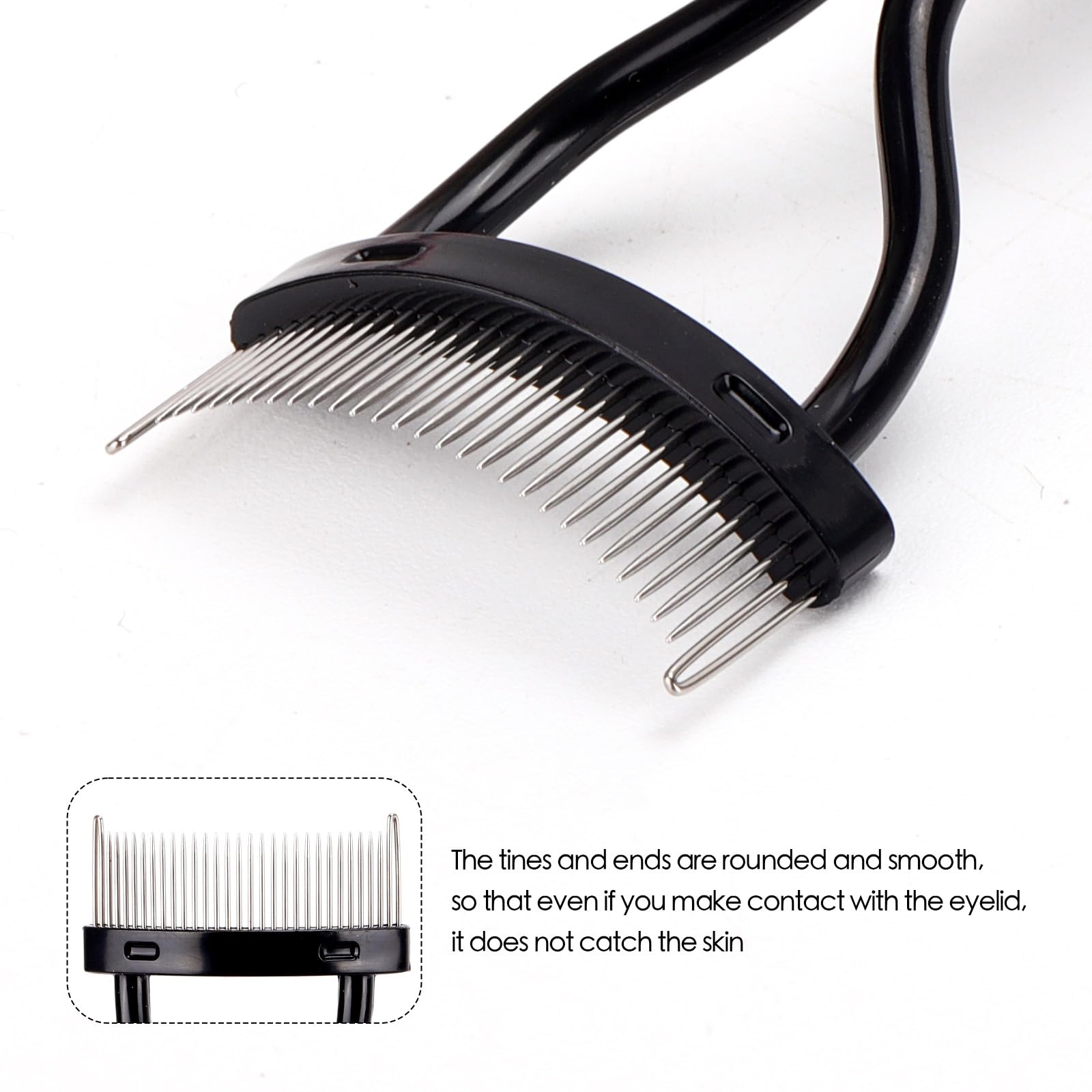 4 Pcs Lash Comb Eyelash Separator Metal Teeth Mascara Comb Eyelash Definer Lash Separator Tool Eyelash Brush