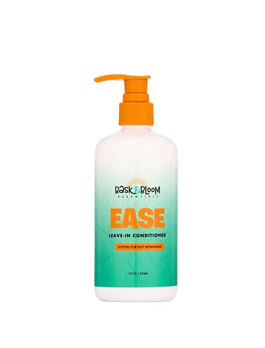 Bask & Bloom Essentials Ease Leave-in Conditioner| Hydrates| Protects| Adds Shine |12 oz