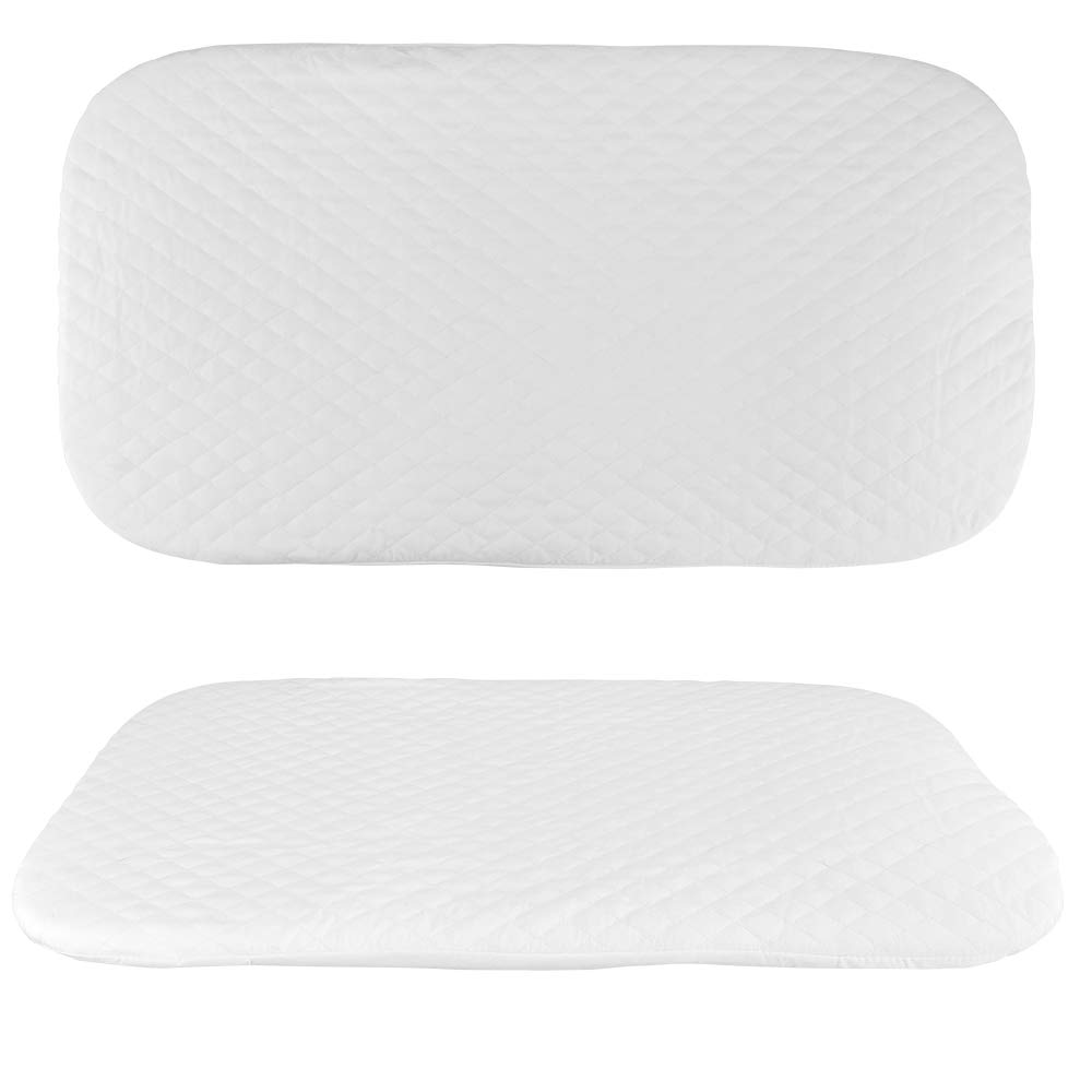 Bassinet Sheets for RONBEI BC102 / BC102CC Baby Bassinet Bedside Sleeper,Fitted Sheets for Bassinet Pads/Mattress