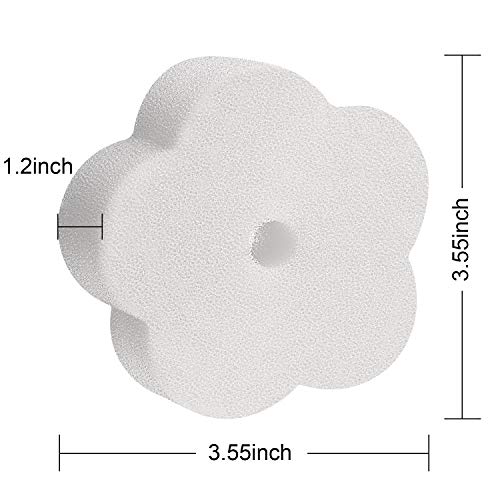 24 Pieces Sponge for Hot Tub Accessories, Flower Oil Scum Absorber for Swimming Pool and Spa