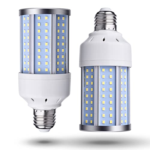 2 Pack 200W Equivalent LED Corn Light Bulb 3000 Lumen 6500K 30W Cool Daylight