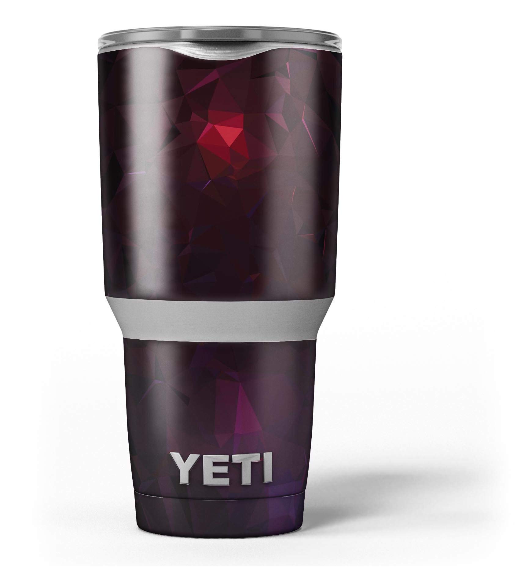 Design Skinz Dark Age Geometric V13 - Skin Decal Vinyl Wrap Kit Compatible with The Yeti Rambler Cooler Tumbler Cups
