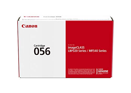 Canon Genuine Toner Cartridge 056 Standard (3007C001) (1-Pack, Black), Works with Canon imageCLASS LBP325dn