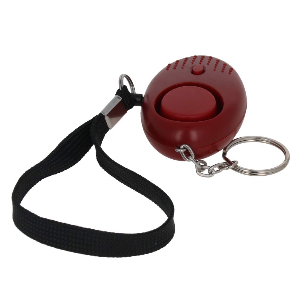 Bettomshin Safe Sound Personal Alarm, 4Pcs 130DB Personal Security Alarm Keychain with LED Light, Emergency Self-Defense Security Alarm for Women Men Children Elderly, Red