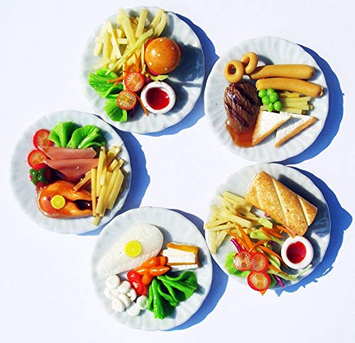 5 Mix Dollhouse Miniatures Food,Tiny Food,Dollhouse Miniatures