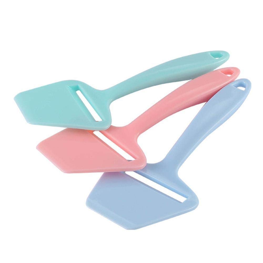 Portable Multi-Purpose Cheese Shovel Slicer for Cake Pizza Butter Baking Cooking Tool New Chocolate Pizza Shovel Cooking Tools DUOER (Color : Light Green)