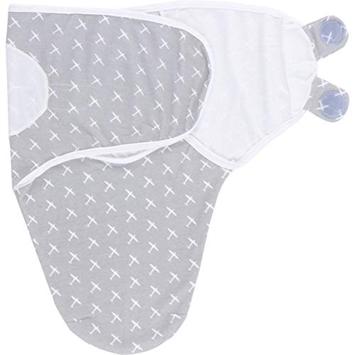 BaeBae Goods Swaddle Blanket, Adjustable Infant Baby Wrap Set of 4, Baby Swaddling Wrap Blankets Made in Soft Cotton